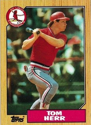 Tom Herr #721 Prices | 1987 Topps | Baseball Cards