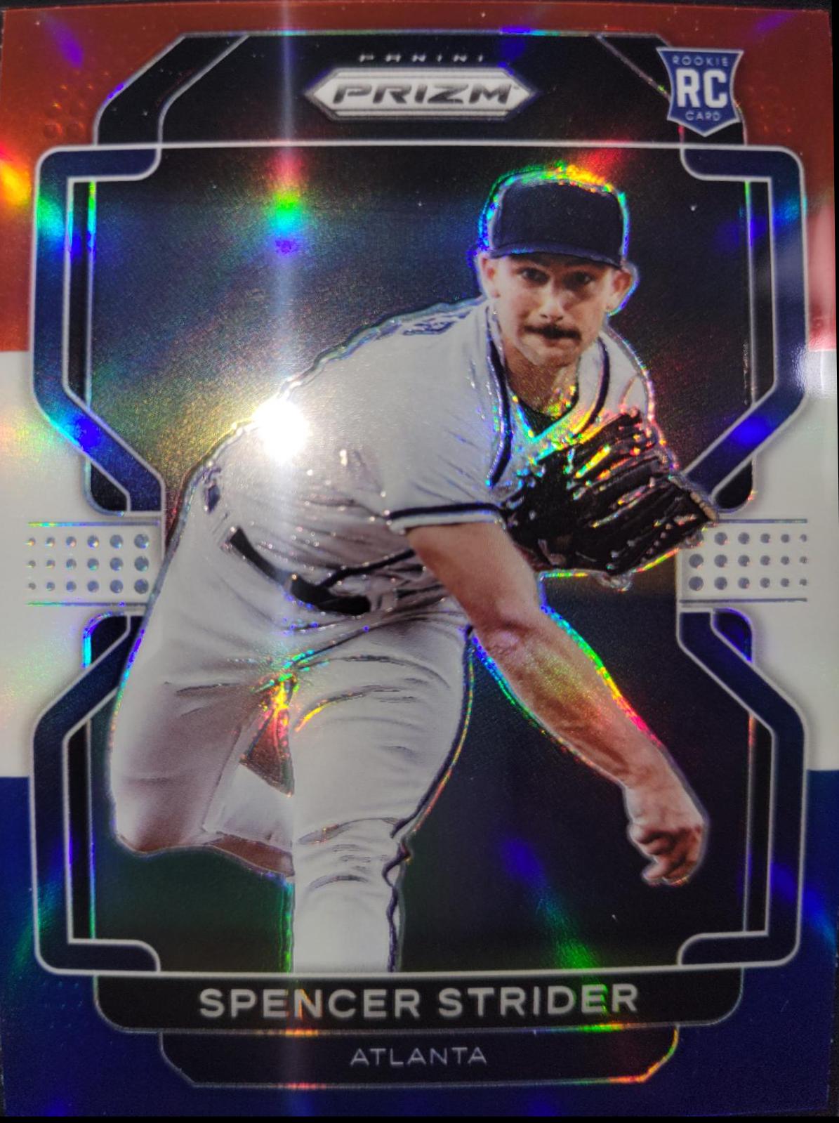 Spencer Strider [Red White Blue Prizm] #240 Prices [Rookie] | 2022 ...