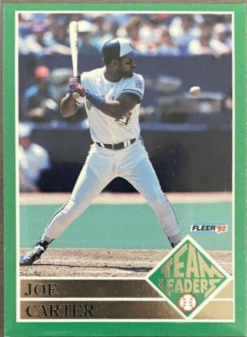 Joe Carter #14 Prices | 1992 Fleer Team Leaders | Baseball Cards