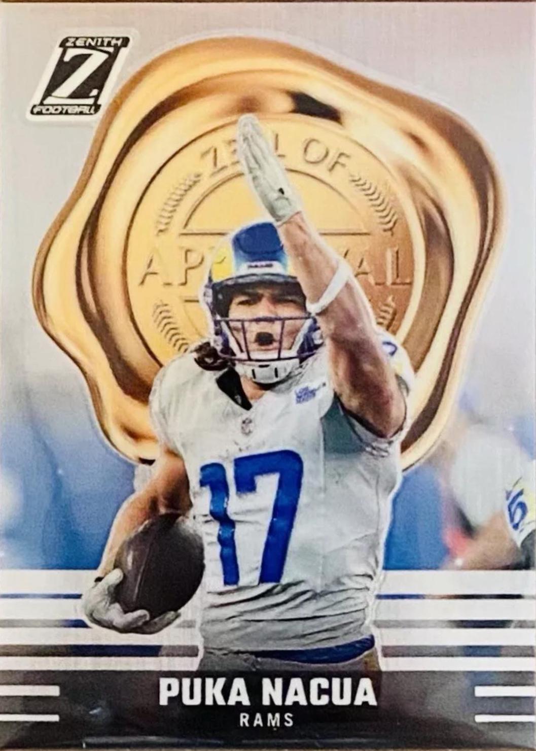 Puka Nacua #30 Prices [Rookie] | 2023 Panini Zenith Zeal of Approval ...