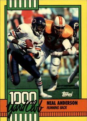Neal Anderson | Ungraded | 1990 Topps 1000 Yard Club
