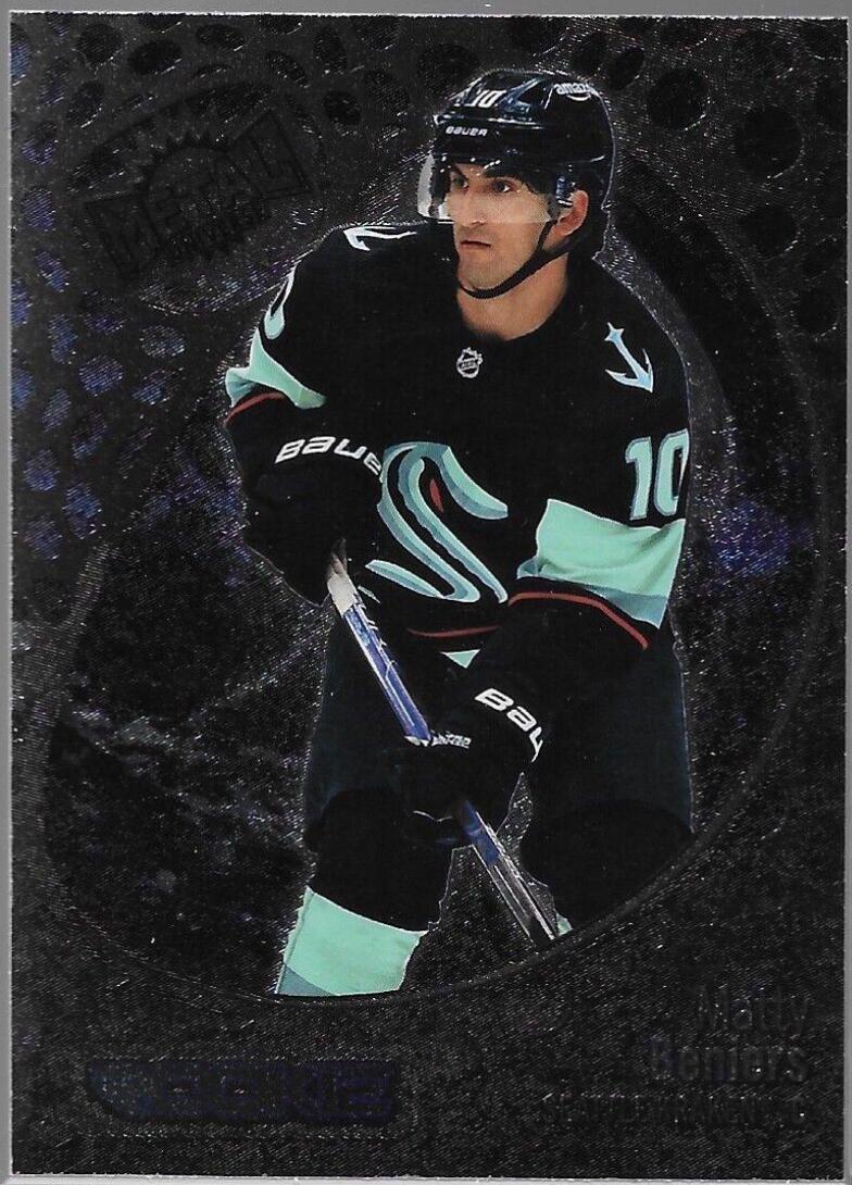 Matty Beniers #154 Prices | 2022 Skybox Metal Universe | Hockey Cards