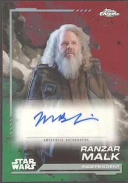 Mark Boone Jr. as Ranzar Malk [Dathomir Red Refractor] #AU-MBO Prices ...
