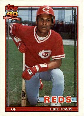 Eric Davis | Ungraded | 1991 Topps