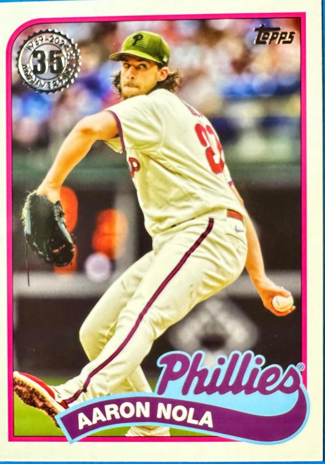 Aaron Nola #89B2-28 Prices | 2024 Topps 1989 | Baseball Cards