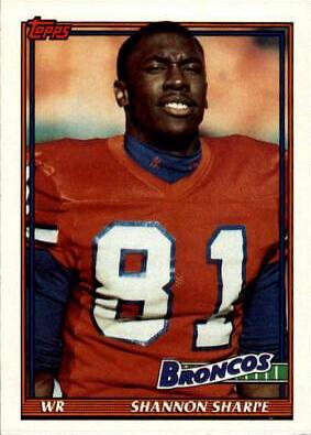 Shannon Sharpe #563 Prices [Rookie] | 1991 Topps | Football Cards