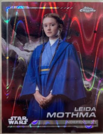 Leida Mothma [Red Wave Refractor] #96 Prices | Star Wars 2024 Topps ...