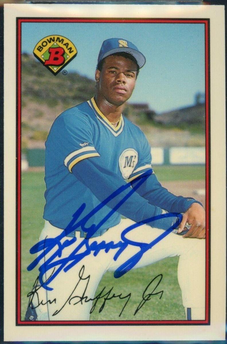 Ken Griffey Jr. [Autograph] #220 Prices [Rookie] | 1989 Bowman Tiffany | Baseball Cards