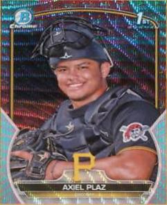 Axiel Plaz [Aqua Pink Vapor] #BCP-208 Prices | 2023 Bowman Chrome ...