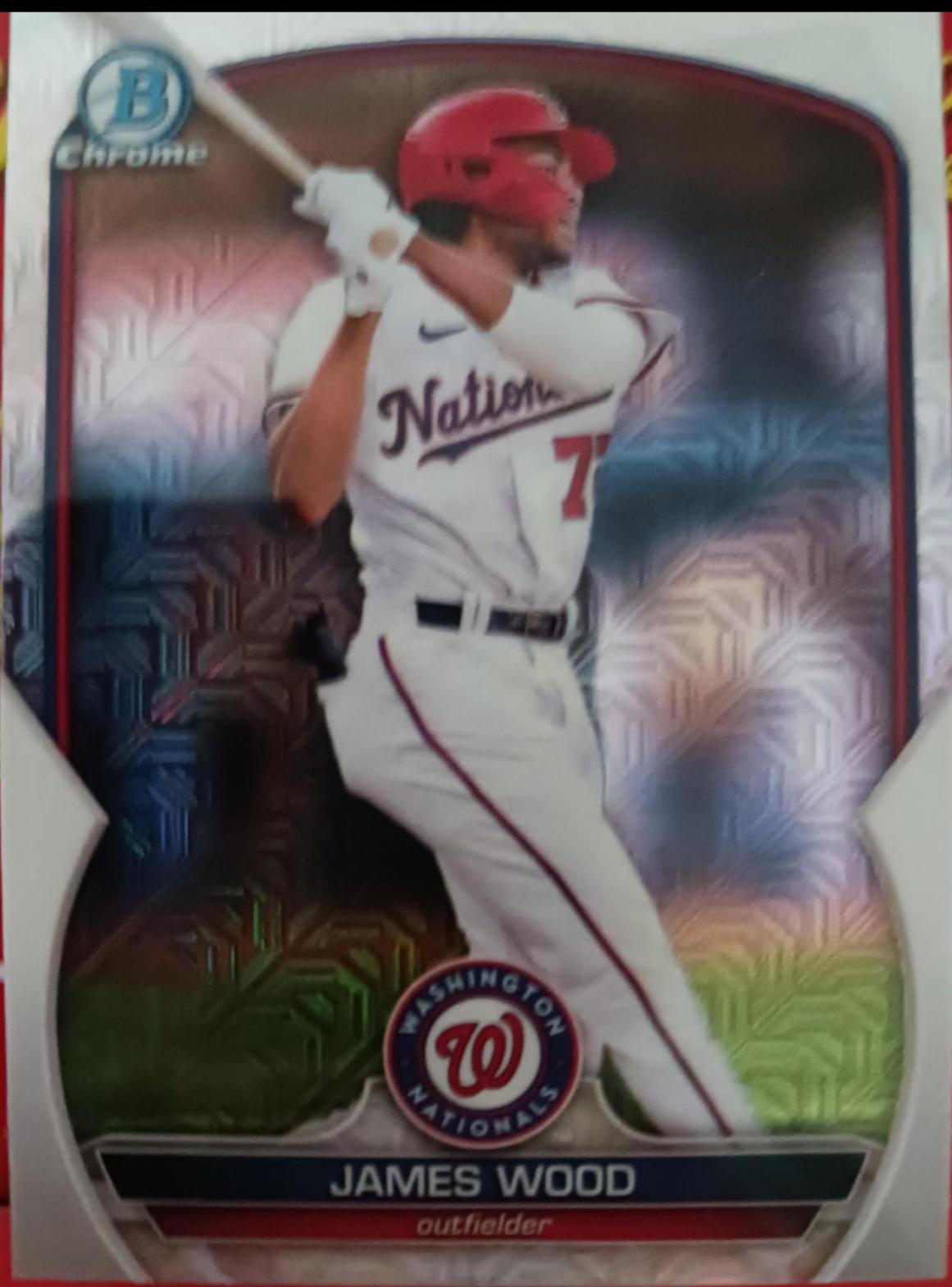 James Wood [Mega Box Mojo Refractor] #BCP-129 Prices | 2023 Bowman ...