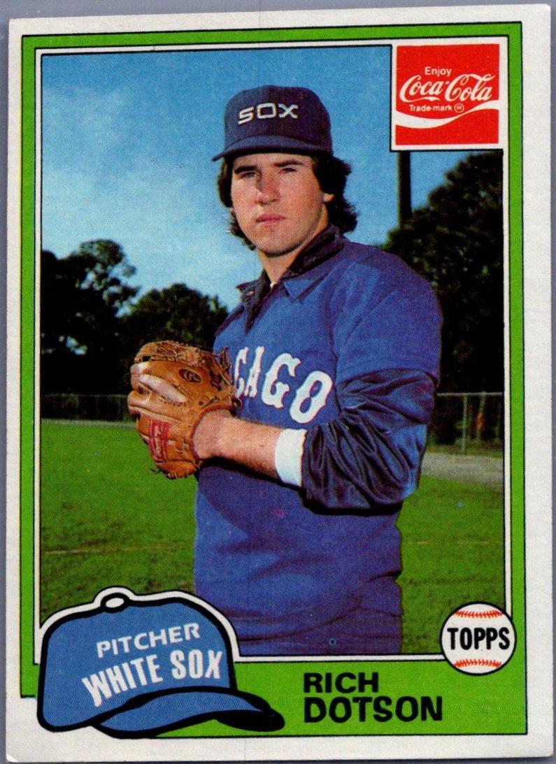 Richard Dotson #3 Prices | 1981 Coca Cola | Baseball Cards
