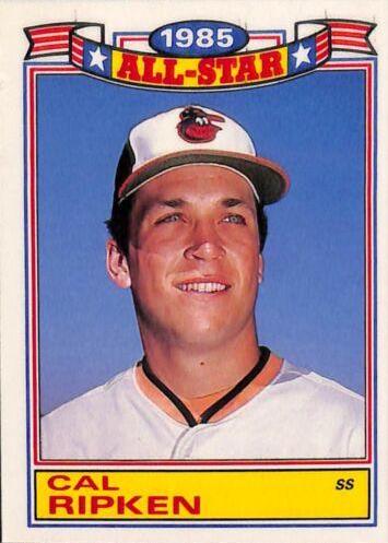 Cal Ripken Jr. #5 Prices | 1986 Topps All Star Glossy Set of 22 ...