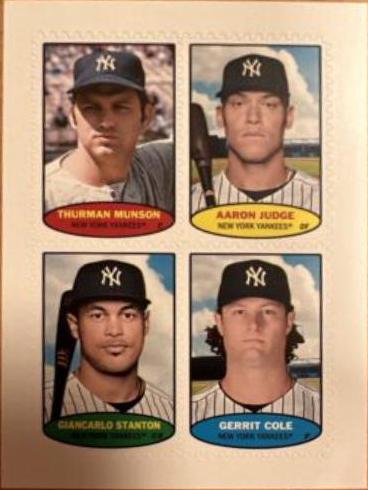 Thurman Munson, Aaron Judge, Giancarlo Stanton, Gerrit Cole Prices ...