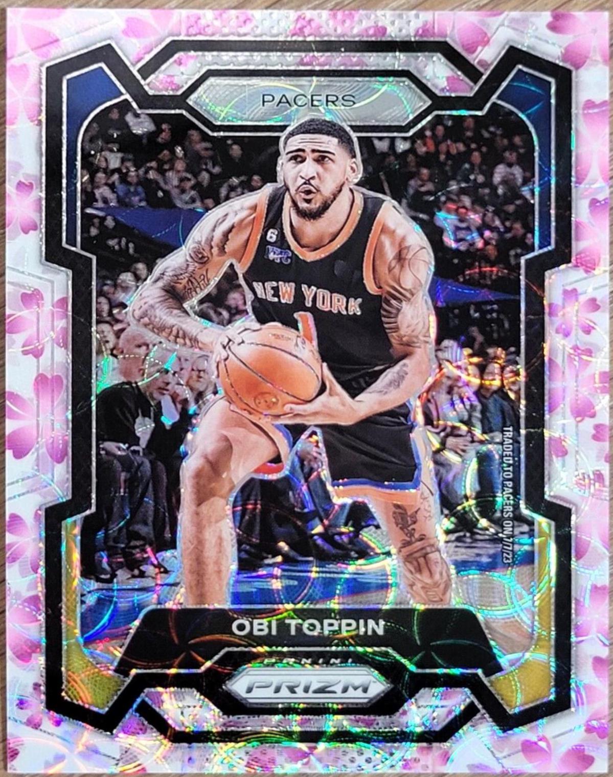 Obi Toppin [Choice Cherry Blossom] #249 Prices | 2023 Panini Prizm ...