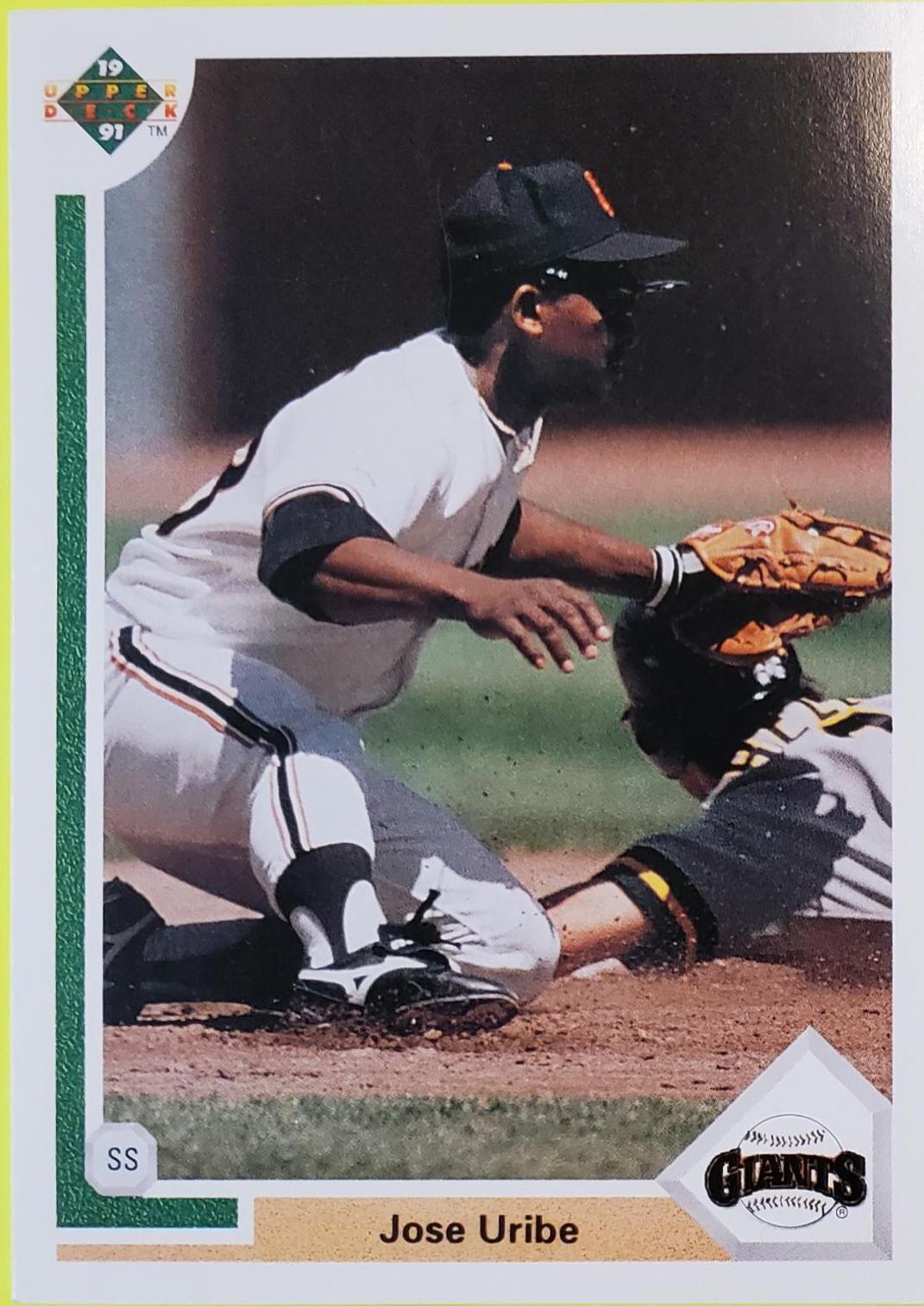 Jose Uribe #207 Prices | 1991 Upper Deck | Baseball Cards