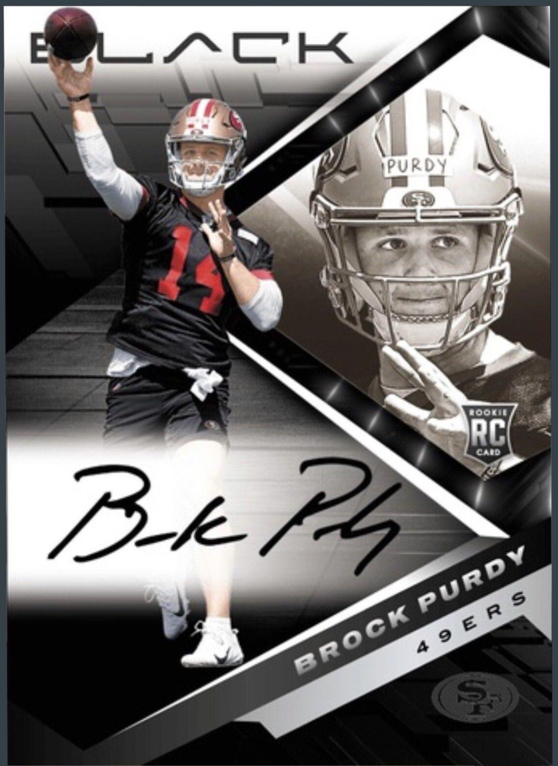 Brock Purdy [Autograph] #200 Prices | 2022 Panini Black | Football Cards