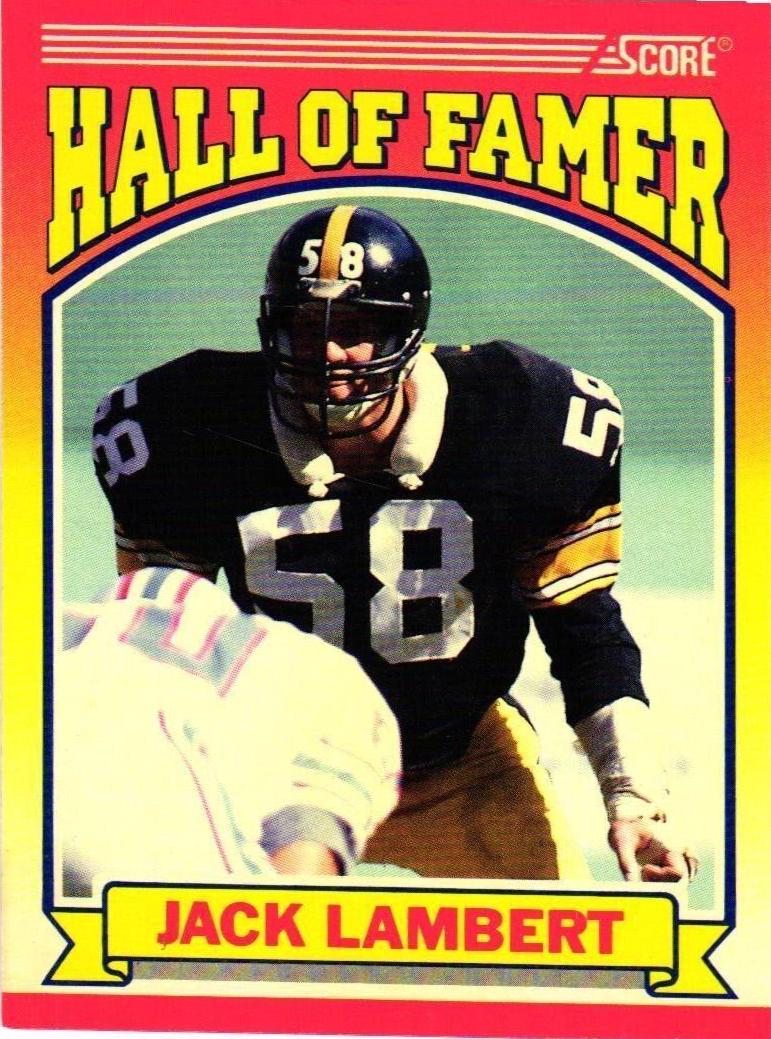 Jack Lambert #598 Prices | 1990 Panini Score | Football Cards