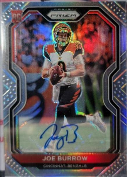 Joe Burrow [Autograph Silver Prizm] #307 Prices | 2020 Panini Prizm ...