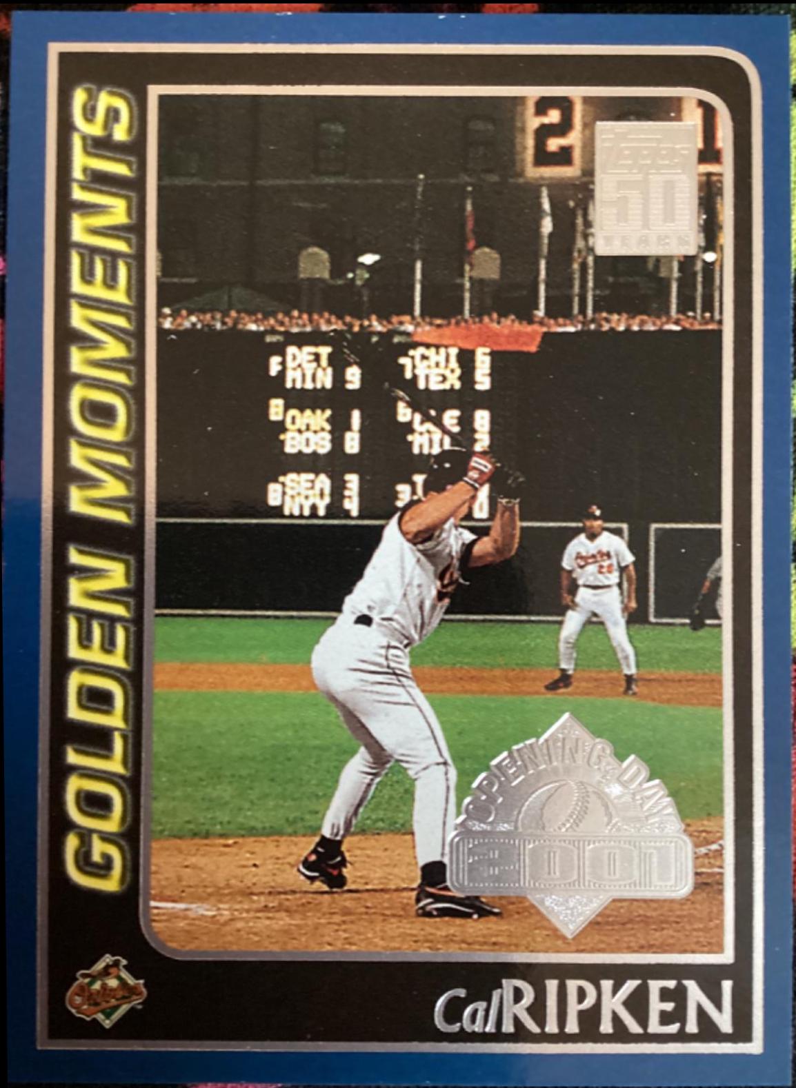Cal Ripken [Golden Moments] #158 Prices | 2001 Topps Opening Day ...