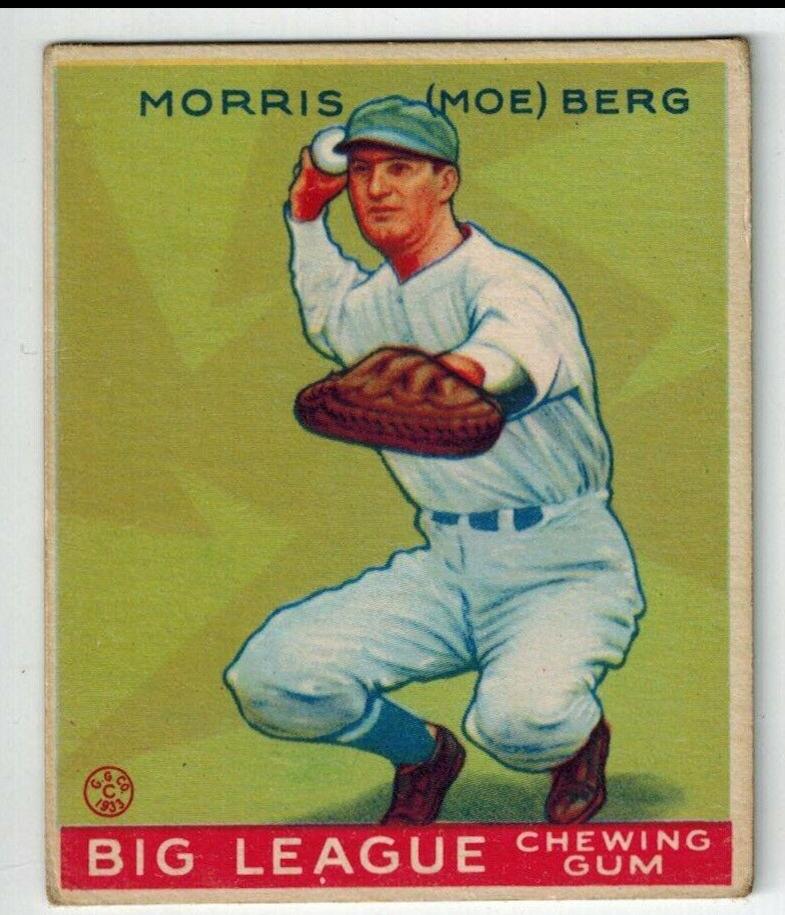Moe Berg #158 Prices | 1933 Goudey | Baseball Cards
