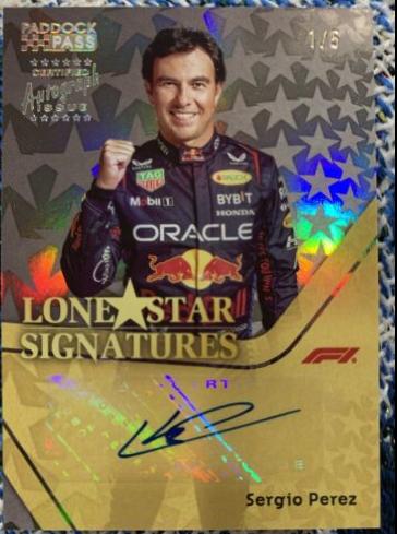 Sergio Perez #LS-PER Prices | 2024 Topps Paddock Pass Formula 1 Lone ...