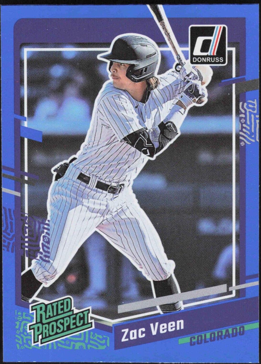 Zac Veen [Blue] #46 Prices | 2023 Panini Donruss | Baseball Cards