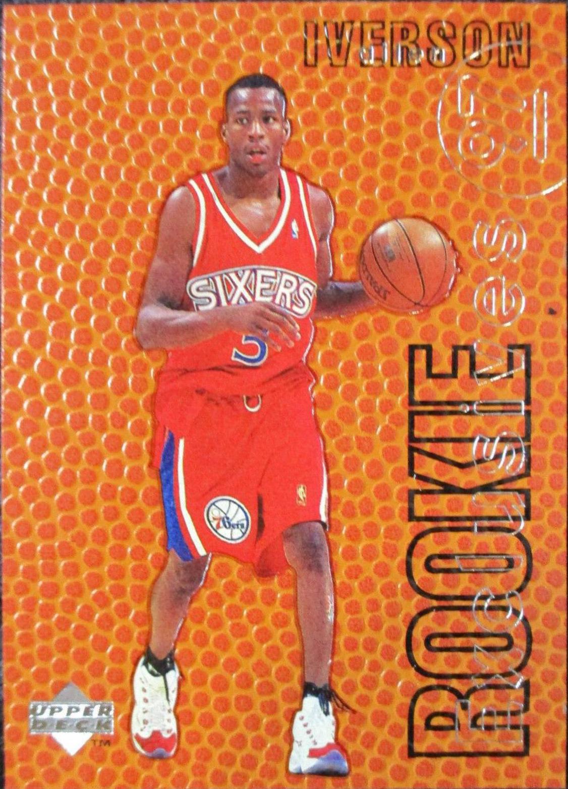 Allen Iverson #R1 Prices [Rookie] | 1996 Upper Deck Rookie Exclusives ...