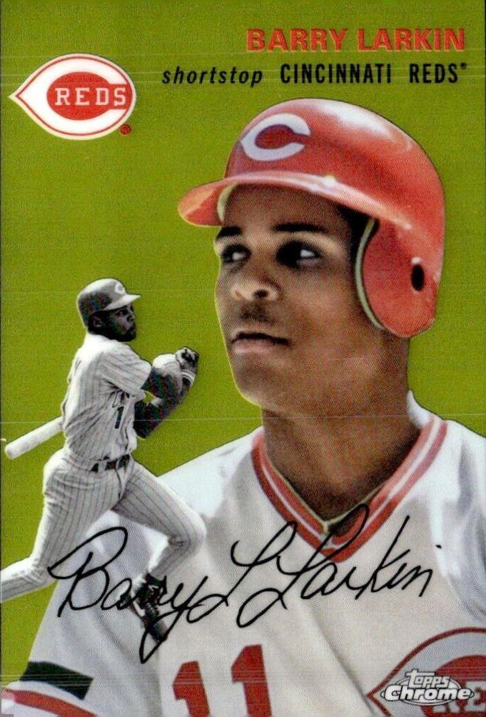 Barry Larkin #478 Prices | 2023 Topps Chrome Platinum Anniversary ...