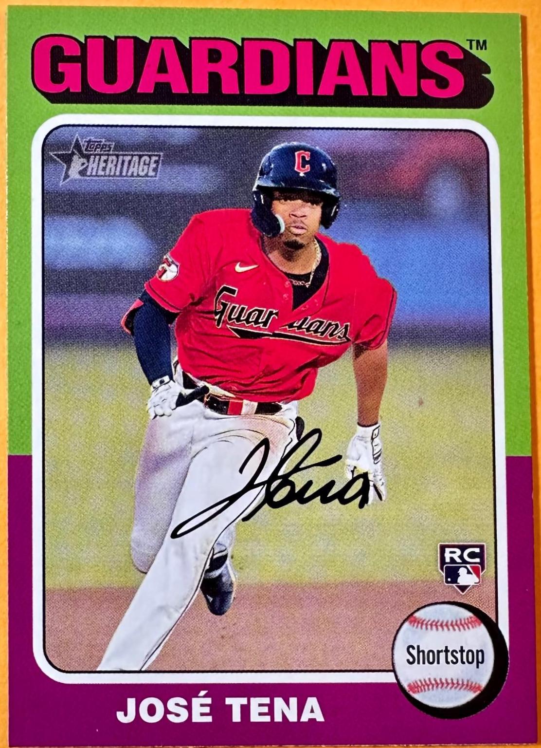 Jose Tena #227 Prices [Rookie] | 2024 Topps Heritage | Baseball Cards
