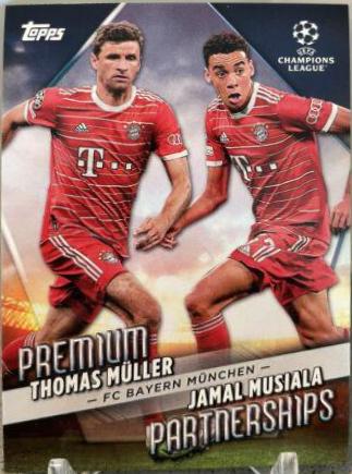 Thomas Muller, Jamal Musiala #PP-10 Prices | 2022 Topps UEFA Club ...