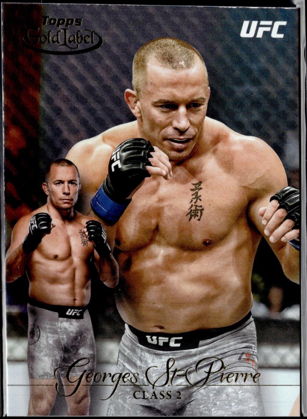 Georges St-Pierre [Class 2] #22 Prices | 2024 Topps Gold Label UFC ...