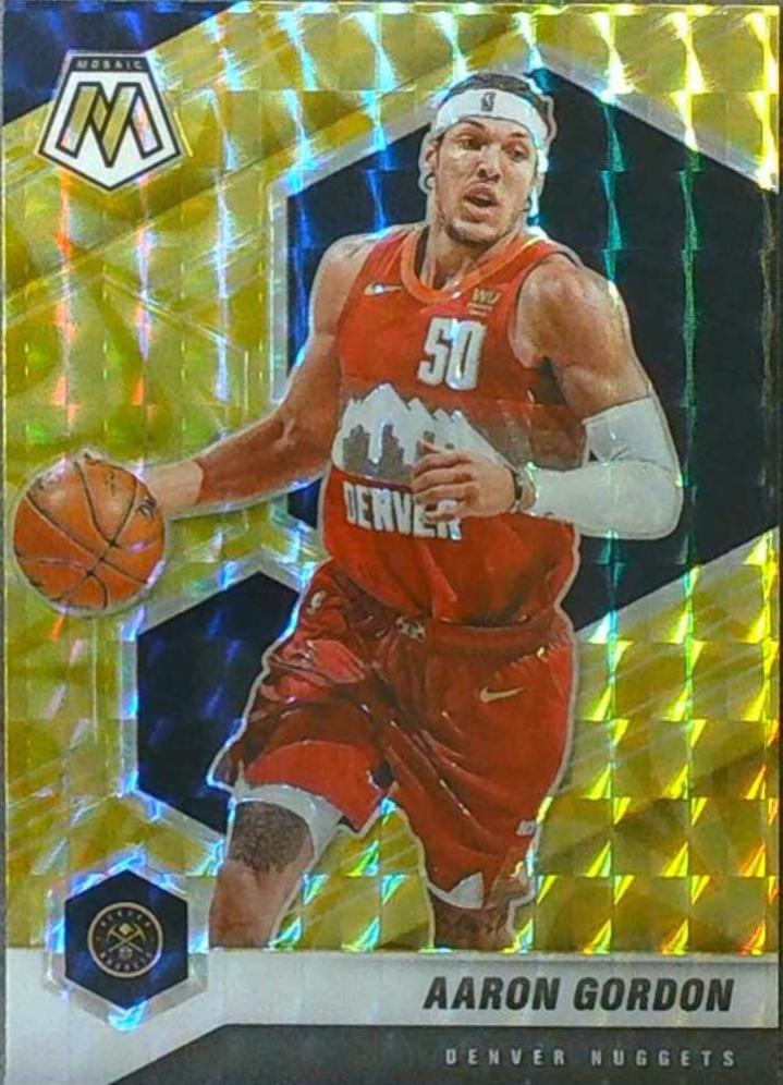Aaron Gordon [Reactive Yellow] #22 Prices | 2020 Panini Mosaic ...