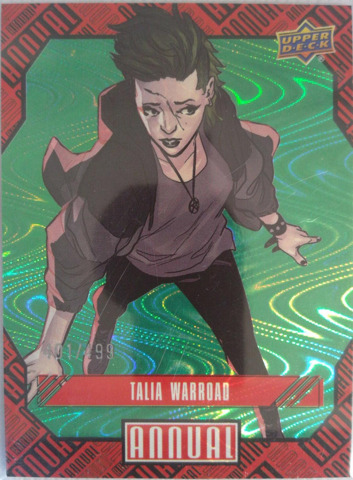 Talia Warroad [Green] #82 Prices | Marvel 2023 Upper Deck Annual ...