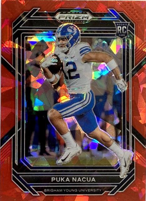 Puka Nacua [Red Ice] #197 Prices [Rookie] | 2023 Panini Prizm Draft ...