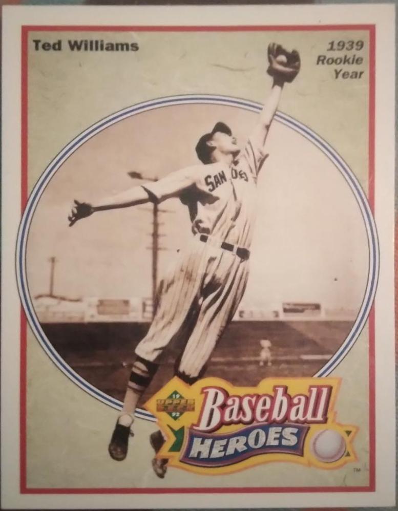 1939 Rookie of the Year #28 Prices | 1992 Upper Deck Heroes Ted ...