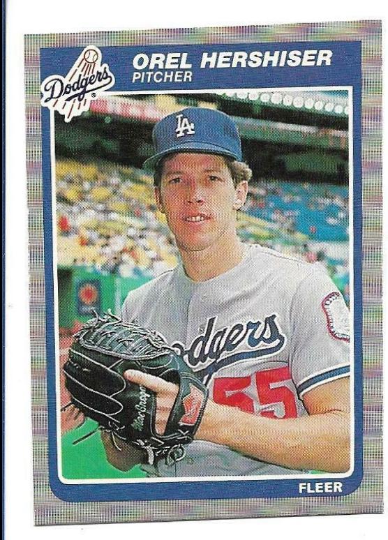 Orel Hershiser #371 Prices [Rookie] | 1985 Fleer | Baseball Cards