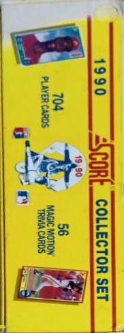 Complete Set Prices | 1990 Score | Baseball Cards