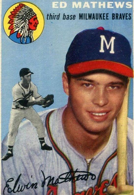 Ed Mathews #30 Prices | 1954 Topps | Baseball Cards