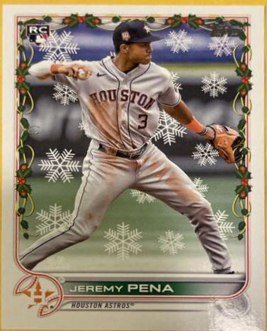Jeremy Pena #HW129 Prices [Rookie] | 2022 Topps Holiday | Baseball Cards