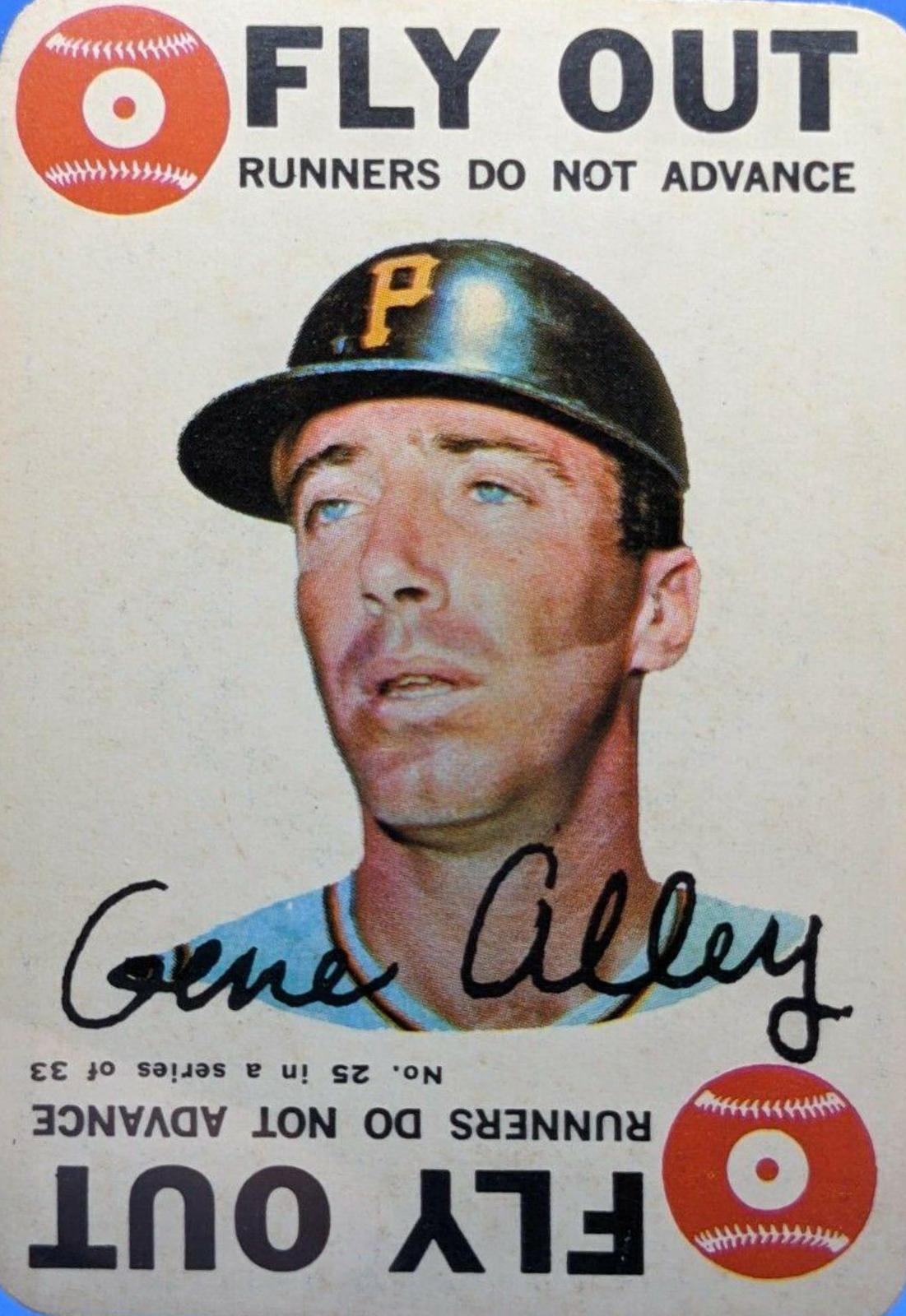 Gene Alley #25 Prices | 1968 Topps Game | Baseball Cards