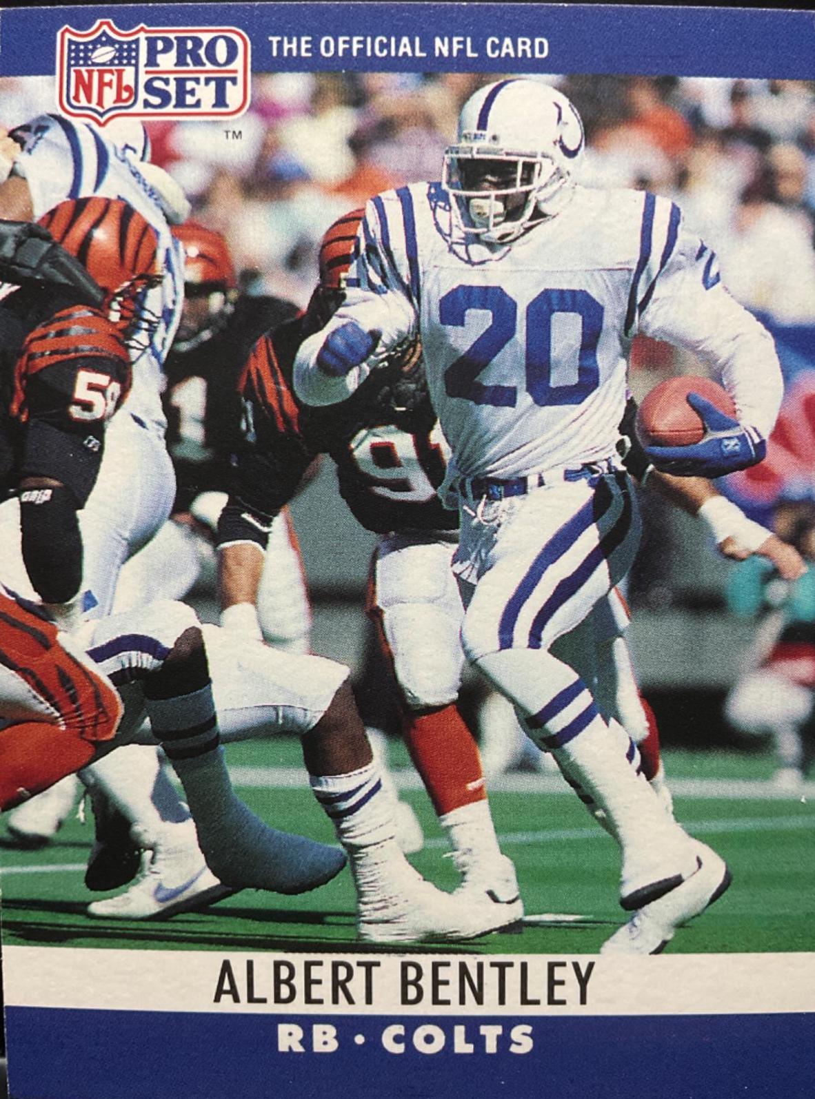 Albert Bentley #128 Prices | 1990 Pro Set | Football Cards
