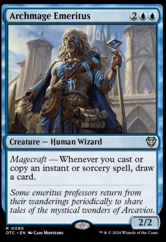 Archmage Emeritus #90 Prices | Magic Outlaws of Thunder Junction Commander | Magic Cards