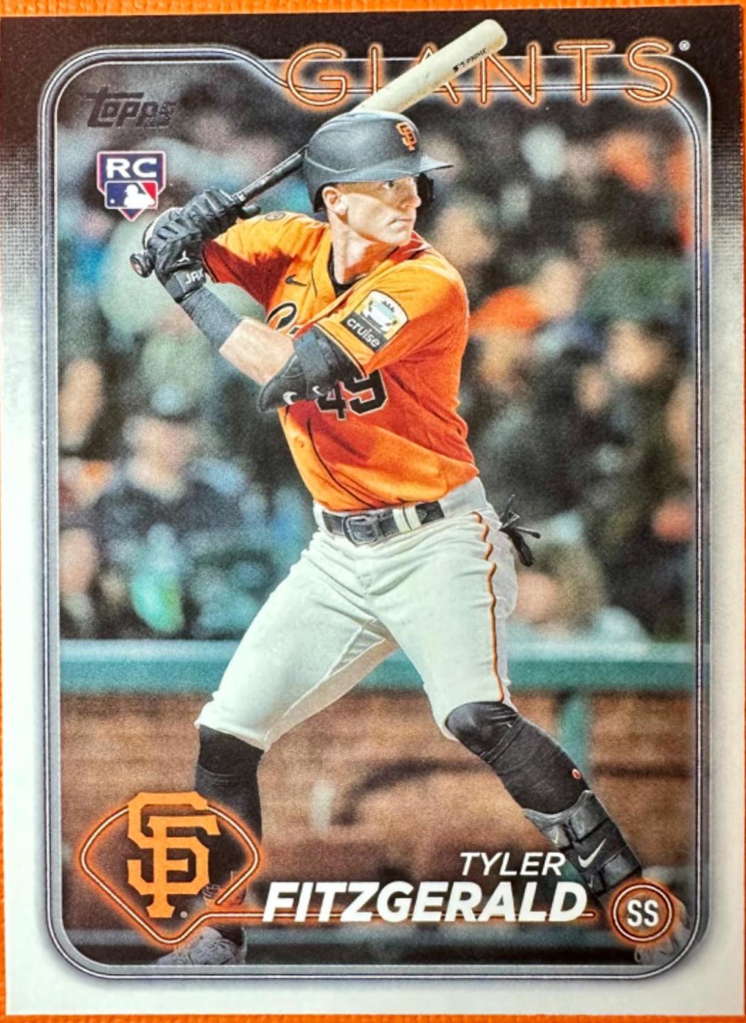 Tyler Fitzgerald #602 Prices [Rookie] | 2024 Topps | Baseball Cards