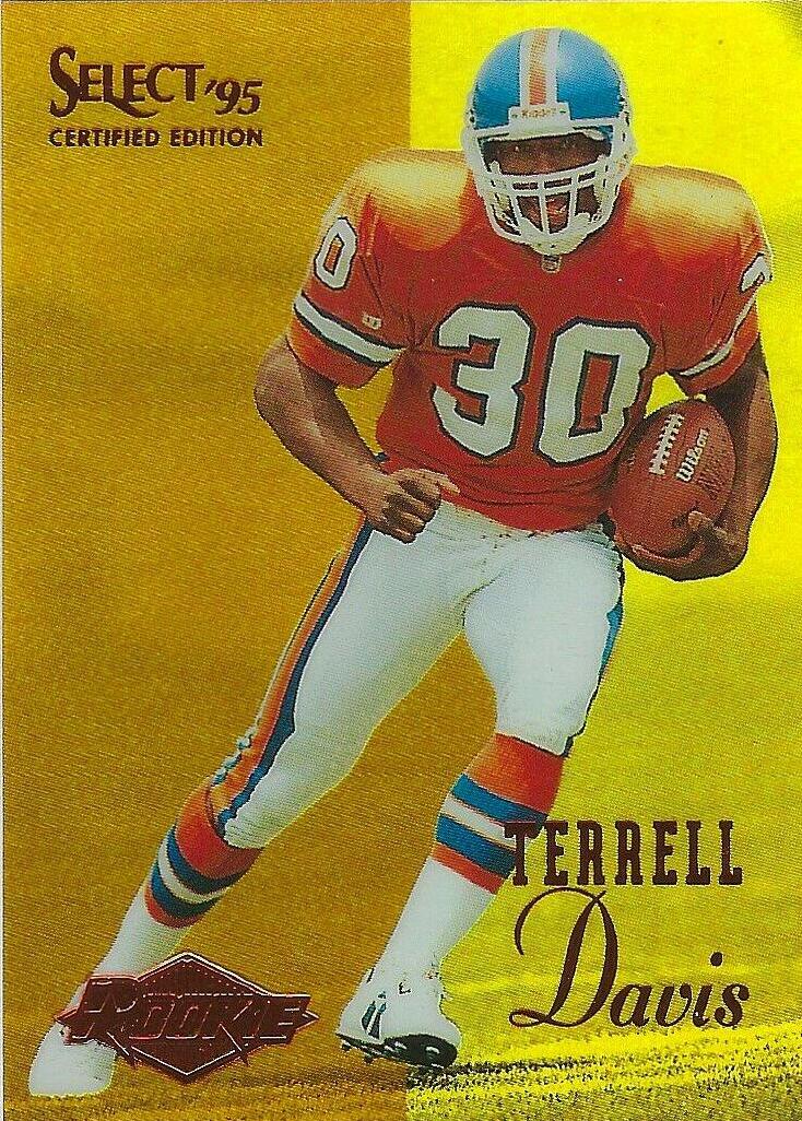 Terrell Davis [Mirror Gold] #126 Prices | 1995 Panini Select Certified ...