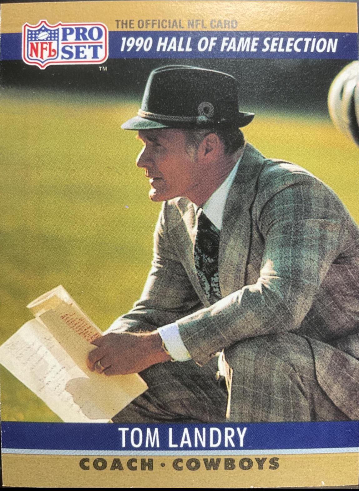 Tom Landry #28 Prices | 1990 Pro Set | Football Cards