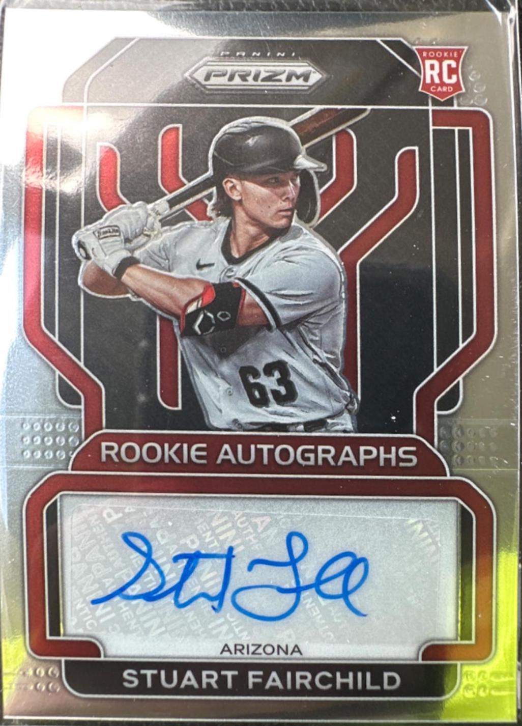 Stuart Fairchild #RA-SF Prices | 2022 Panini Prizm Rookie Autographs ...