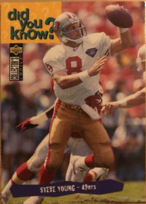 Steve Young #43 Prices | 1995 Collector's Choice | Football Cards