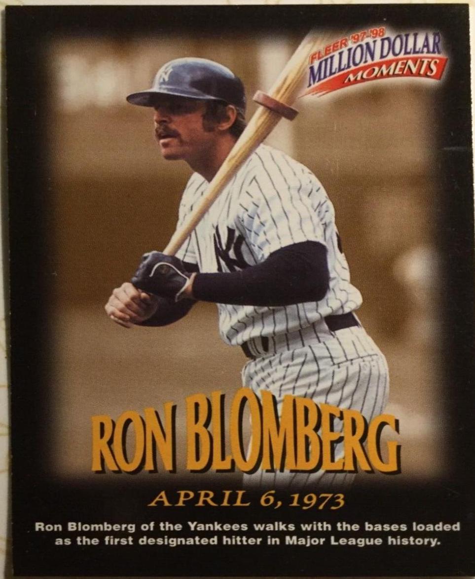 Ron Blomberg #39 Prices | 1997 Fleer Million Dollar Moments | Baseball ...