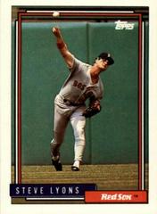 Steve Lyons #349 Prices | 1992 Topps | Baseball Cards