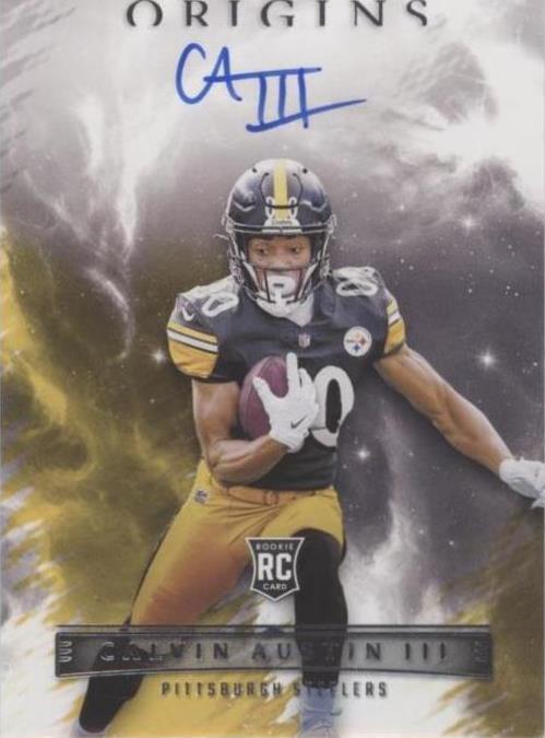 Calvin Austin III #RAU-CAU Prices | 2022 Panini Origins Rookie ...